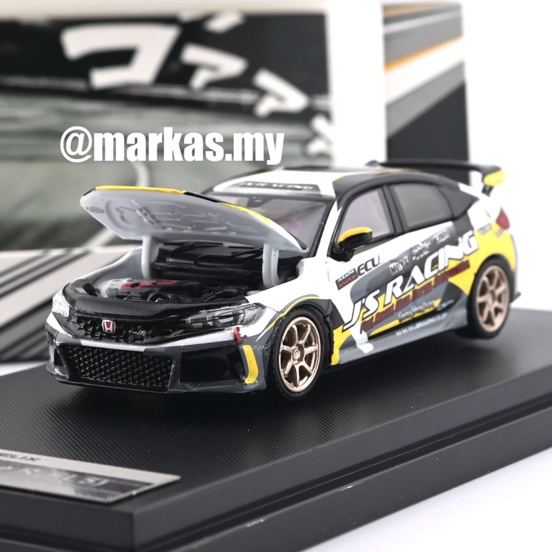 MOTORHELIX 1/64 HONDA CIVIC TYPE R FL5 JS RACING FK8 LIVERY | Shopee ...