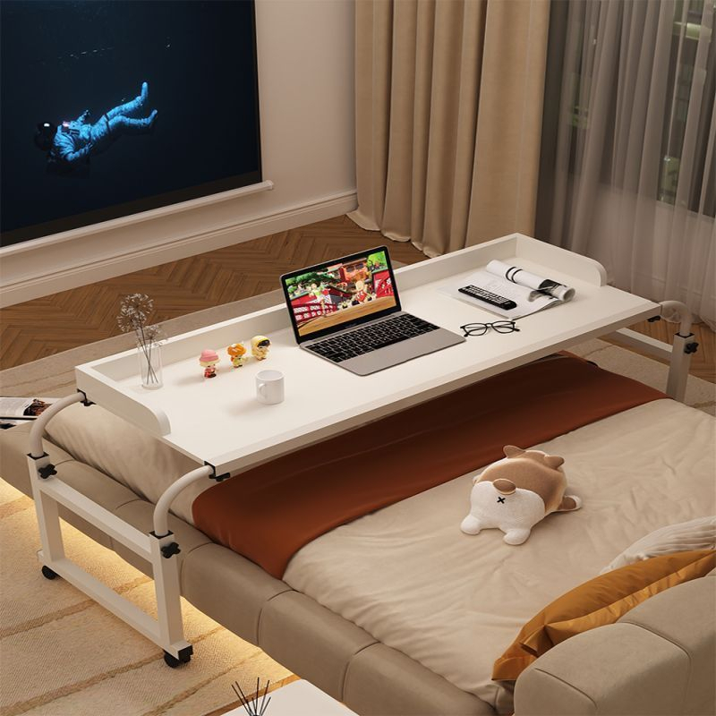 Bed Movable Computer Desk Bedroom Bedside Small Table Elevated Home ...