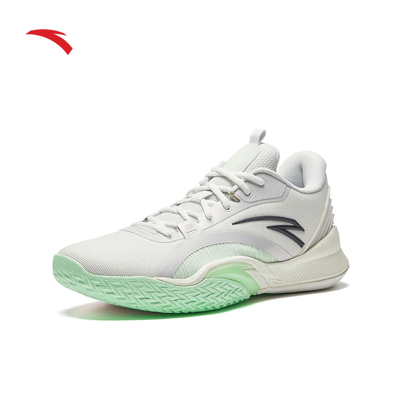 ANTA Men Wind Tunnel Basketball Shoes - 1124D1107-1 White/Grey (Kasut ...
