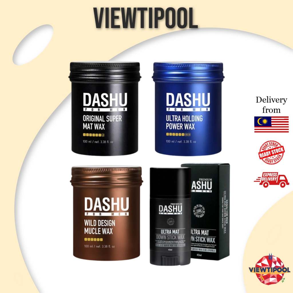 DASHU Men Premium Wax [Original / Ultra Holding / Wild Design Muscle ...