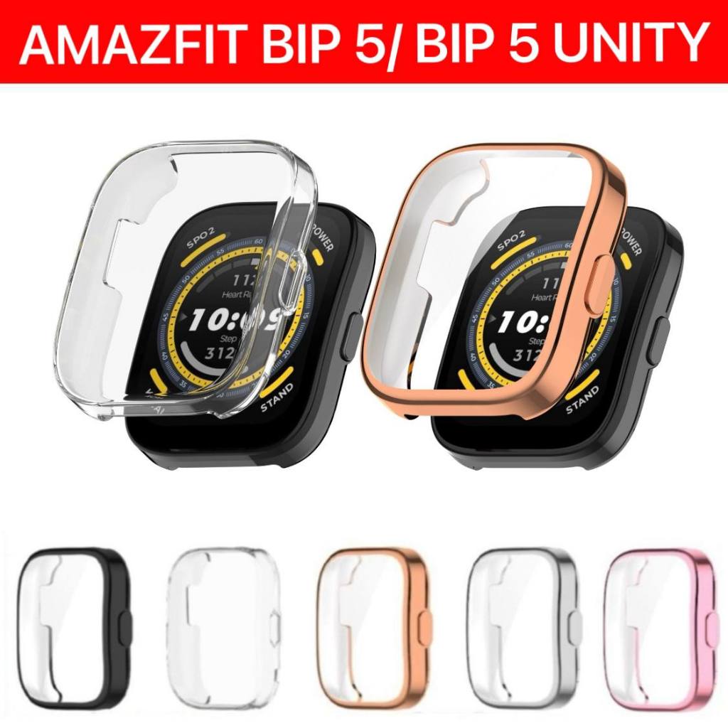 Amazfit Bip 5/ Amazfit Bip 5 Unity Full Coverage Soft Tpu Cover ...