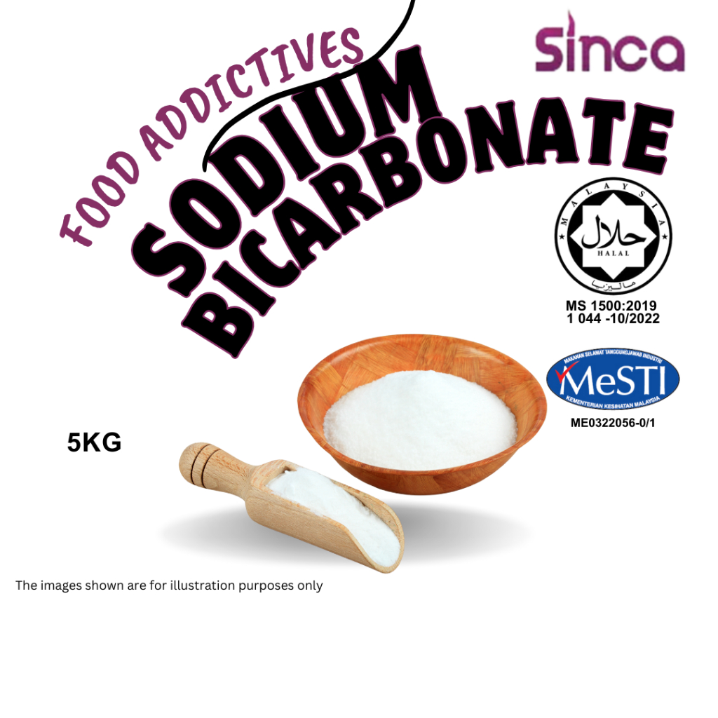 Sodium Bikarbonat / Sodium Bicarbonate 5kg - Baking Soda | Gred Makanan ...
