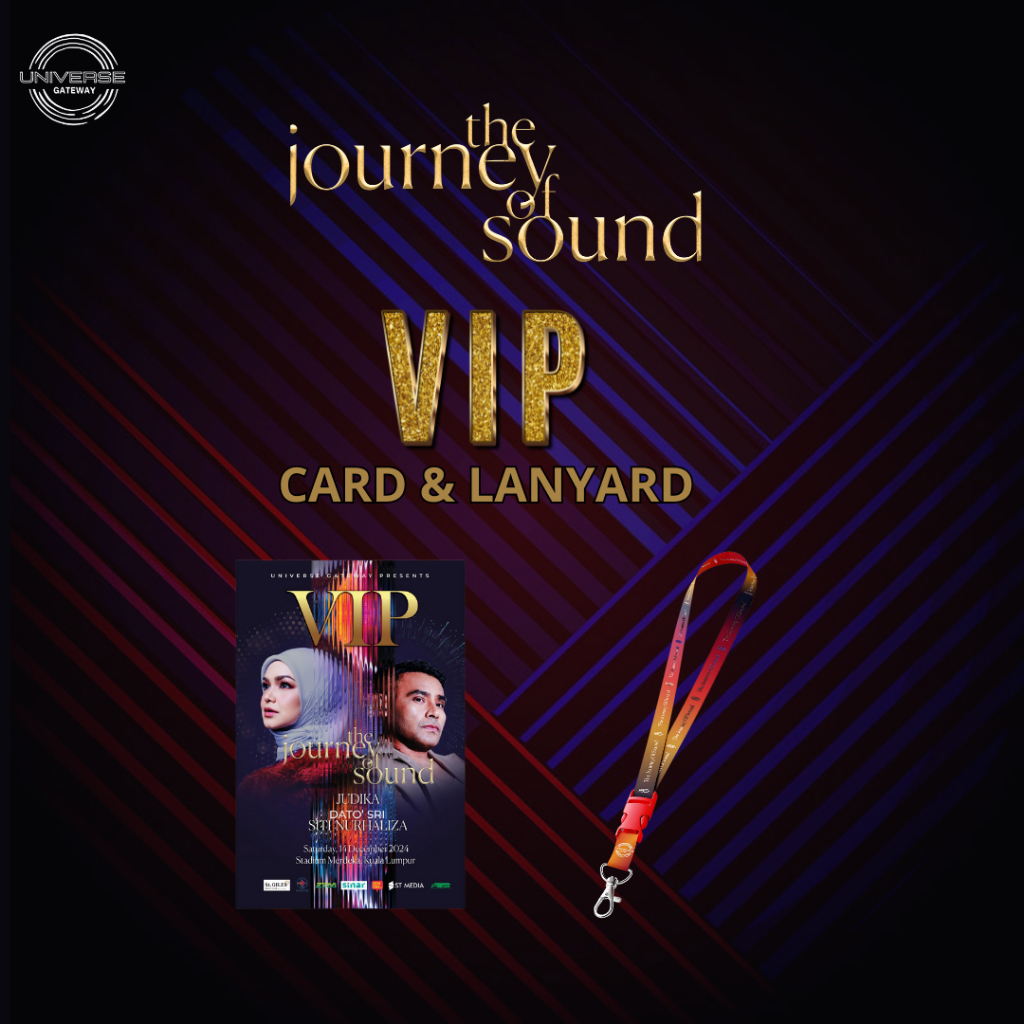 The Journey Of Sound VIP Card & Lanyard | Shopee Malaysia