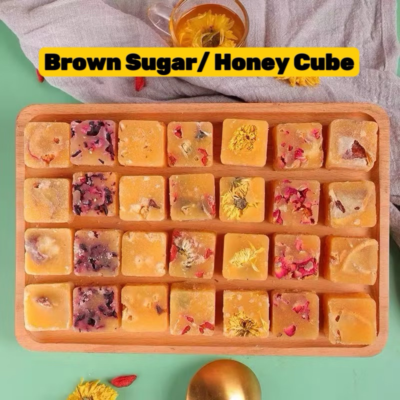 LIVE ONLY 5 DRAW Honey Sugar Cube / Gula Batu Madu / Honey Rock Sugar ...