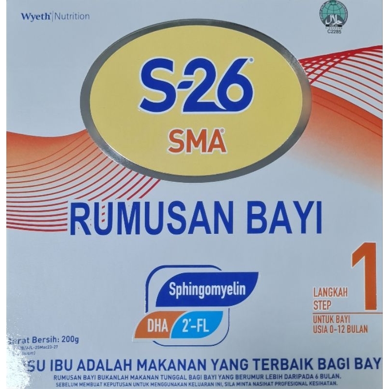 S26 SMA STEP 1 200G BABY MILK POWDER EXPIRY: SEP 2026 | Shopee Malaysia