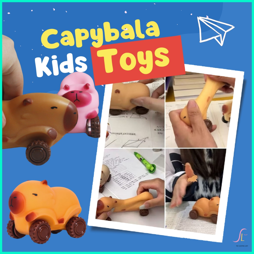 Capybara Squishy Slime Release stress toy Mainan Pelega Capybara ...