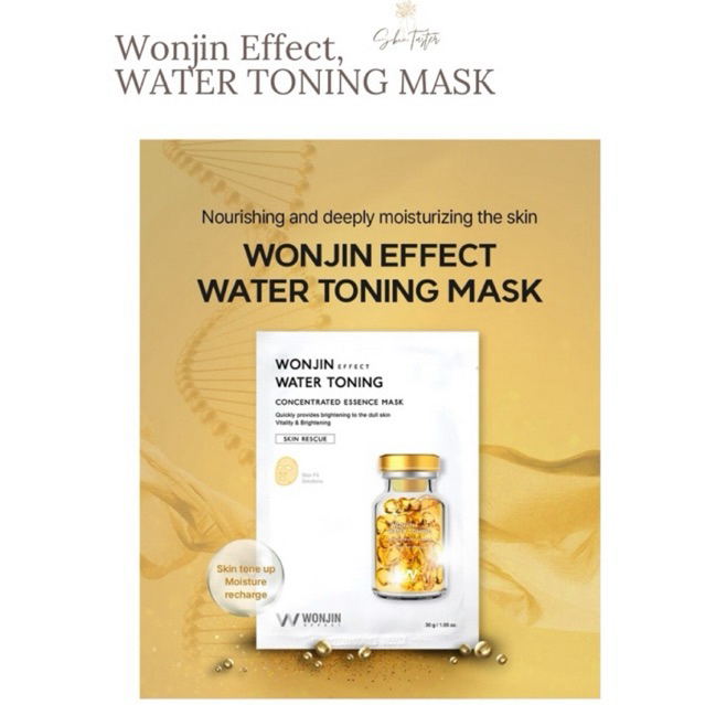 WONJIN EFFECT Water Toning Concentrated Essence Mask | Shopee Malaysia