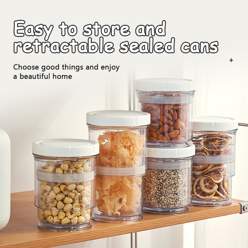 MINOR X JUG Air-Tight Coffee Bean Canister/Press-To-Vacuum, Dried Food ...