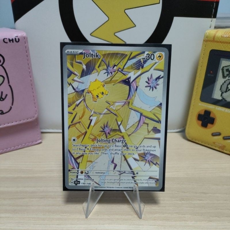 Joltik 150/142 Art Rare Stellar Crown Pokemon Card PTCG Rare Collection ...