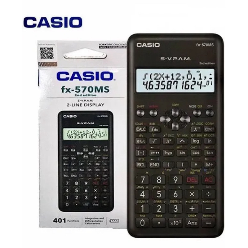 Casio FX-570MS 2nd edition scientific calculator | Shopee Malaysia