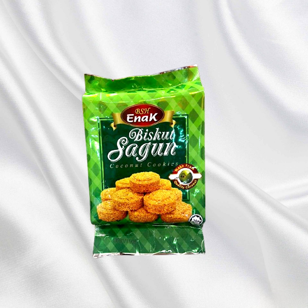 BSH ENAK Biskut Sagun Kelapa [150gm] HALAL Coconut Cookies Kuih Raya ...