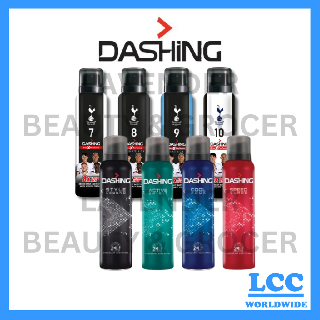 Dashing Deodorant Body Spray | Body Perfume Spray 125ML | Shopee Malaysia