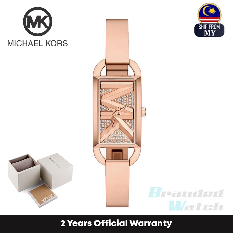 [Official Warranty] Michael Kors MK4858 Women's 20mm Empire Three Hand ...