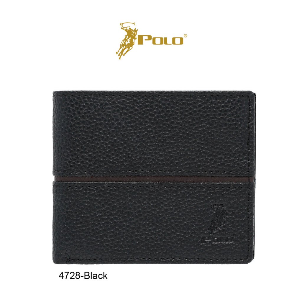 POLO Men's Trifold Wallet Synthetic Leather 4728-PS | Shopee Malaysia