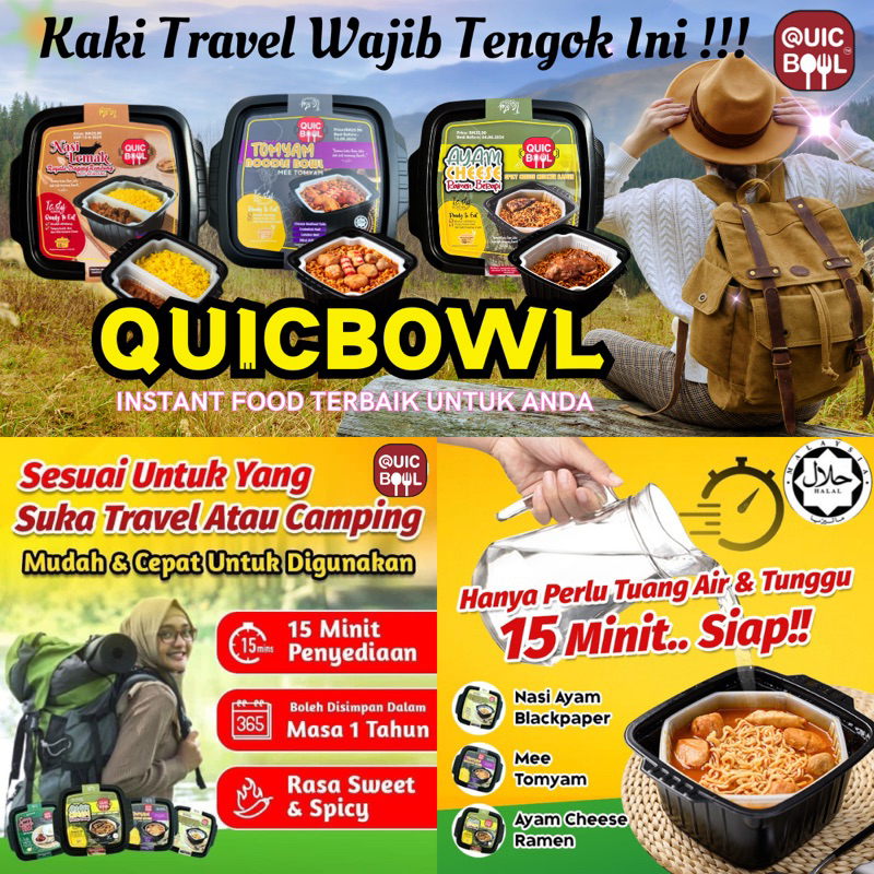 【QuicBowl】Quicbowl Mudah Untuk Dihidang Ramen Cheese Noodle Bowl Fast ...