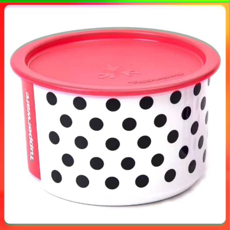 Tupperware One Touch Topper Canister Dots 940ml | Shopee Malaysia
