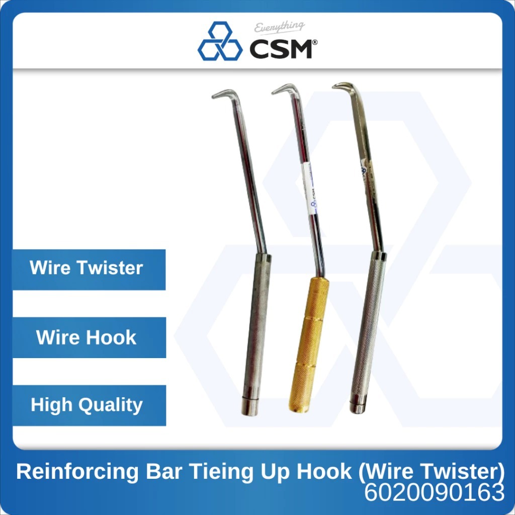 Reinforcing Bar Tieing Up Hook (Wire Twister) / No.119 Isshin Japan / 10" B03 / M-2334 Marksman ...