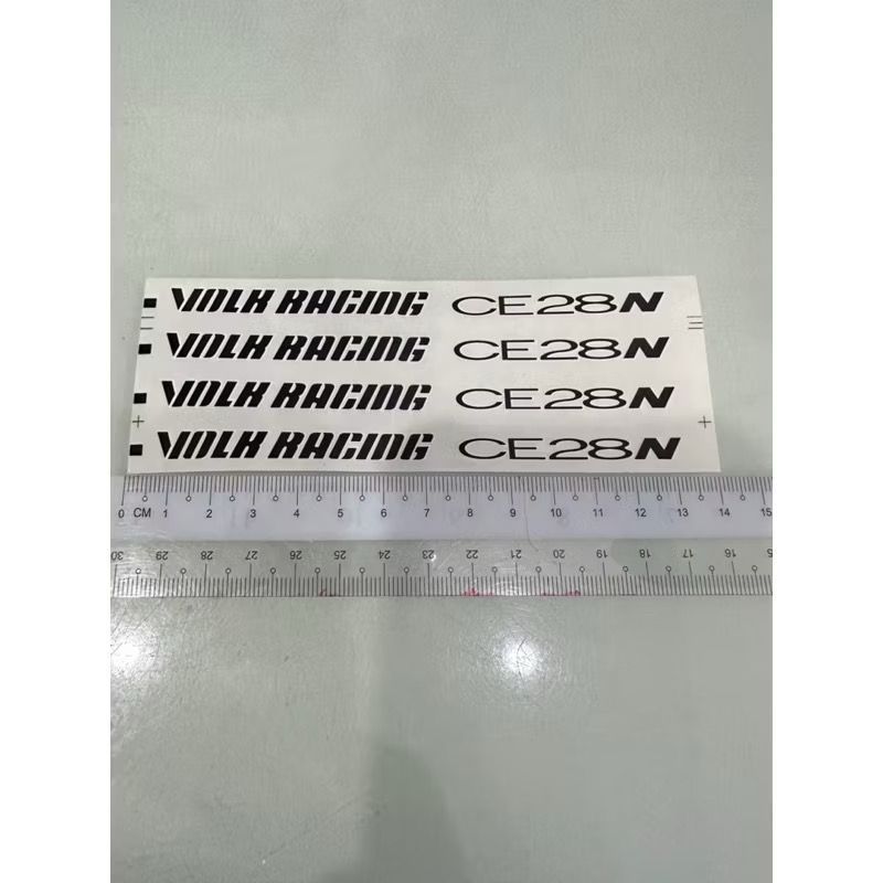 VOLK RACING CE28 Sportrim Wheel Sticker Thailand 1set（4pc） | Shopee ...