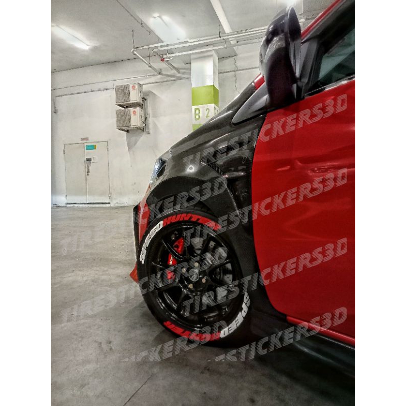 [ YEAR END SALE ] Sticker Tayar 3D ( 8pcs) Kereta & Motor / 3D Tire ...