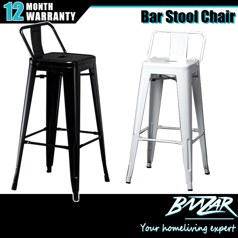 𝐁𝐌𝐙𝐀𝐑 𝙄𝙣 𝙎𝙩𝙤𝙘𝙠 Bar Stool Chair 76cm/66cm Metal Dining Chair Cafe Chair ...