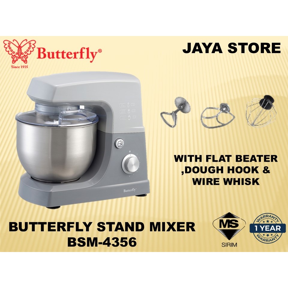 Butterfly Stand Mixer BSM-4356 (800W / 5L) | Shopee Malaysia
