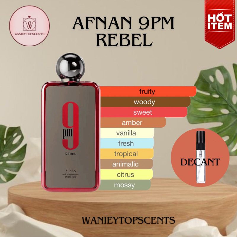 [DECANT]- AFNAN 9PM REBEL PERFUME | Shopee Malaysia