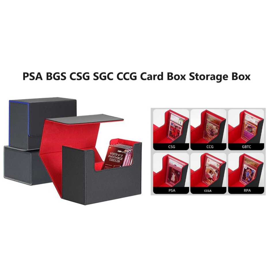 【MY STYLESZ】PSA BGS CSG SGC CCG RPA Card Box Storage Box/Pokemon ...