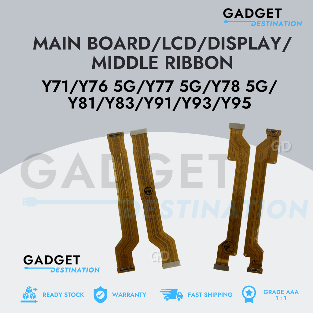 Y71/Y76 5G/Y77 5G/Y78 5G/ Y81/Y83/Y91/Y93/Y95 - MIDDLE RIBBON & MAIN ...