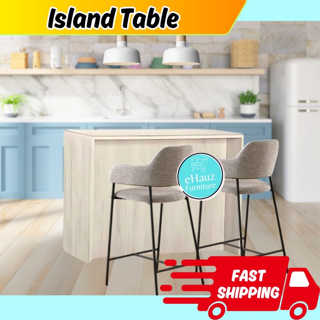 eHauz MINIMALIST KITCHEN ISLAND TABLE ONLY/MUJI STYLE ISLAND TABLE ONLY ...