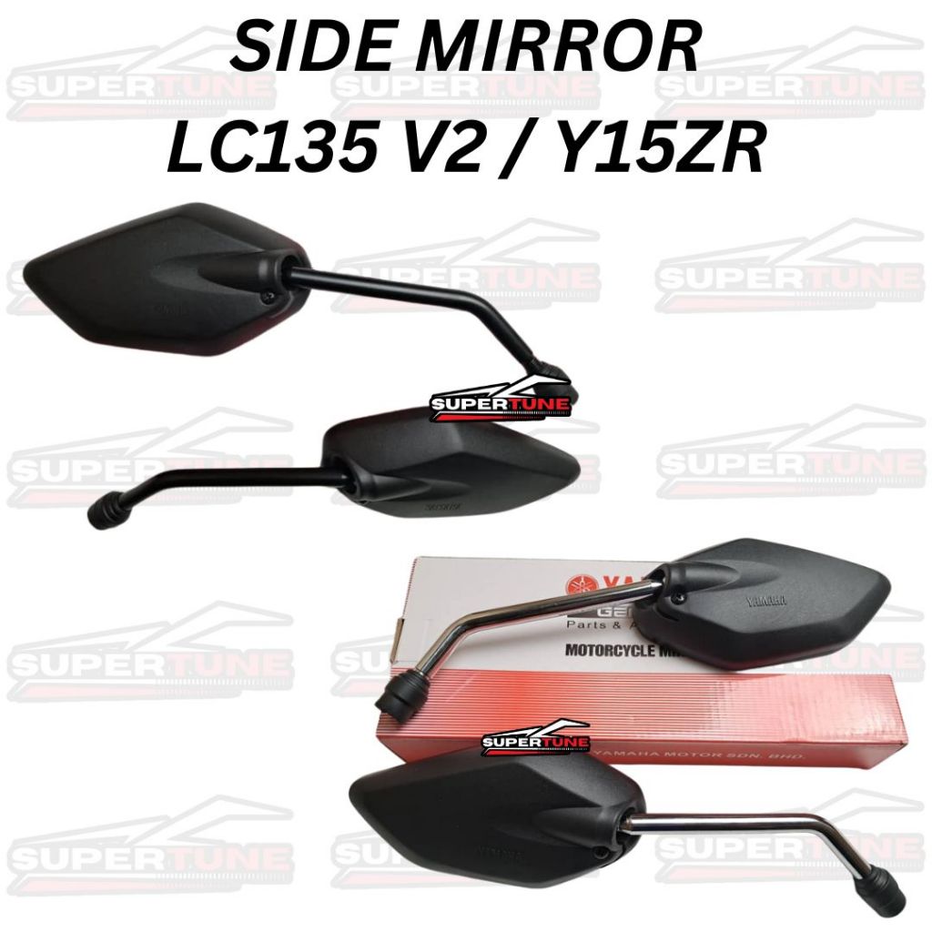 SIDE MIRROR YAMAHA LC135 / Y15ZR / LAGENDA BATANG CHROME | Shopee Malaysia