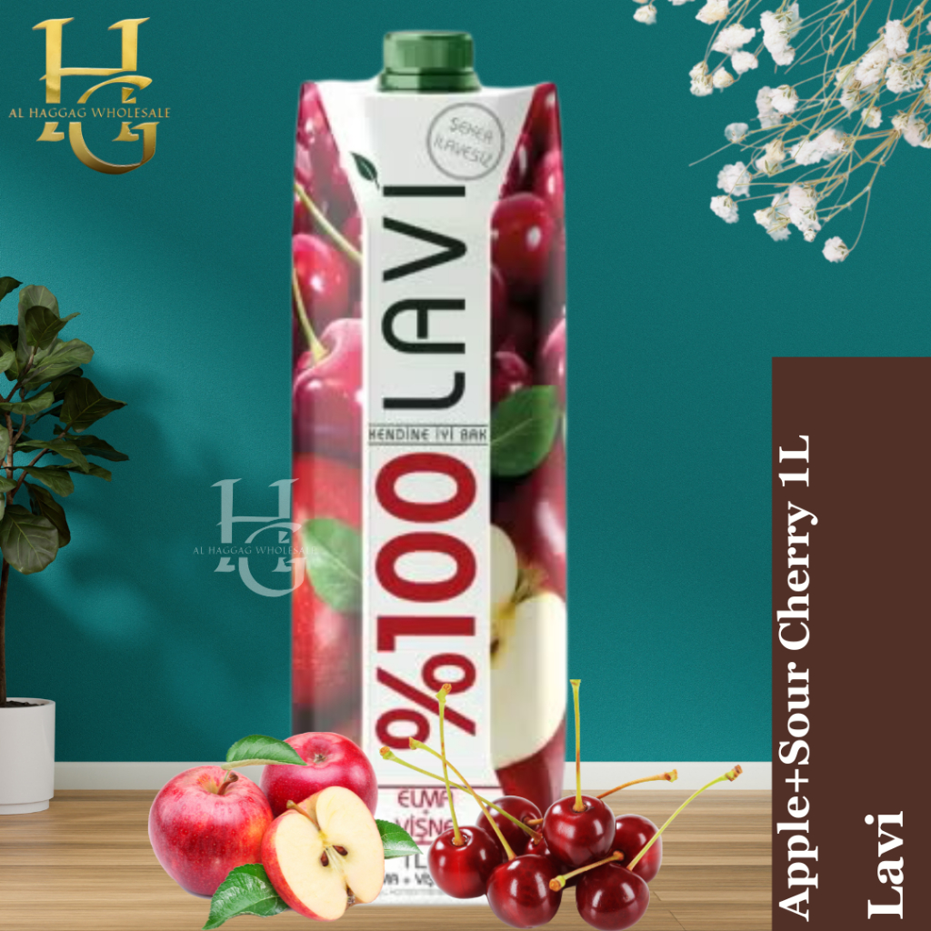 Apple+Sour Cherry Drink 1L Juice By Lavi 100% Natural | Shopee Malaysia