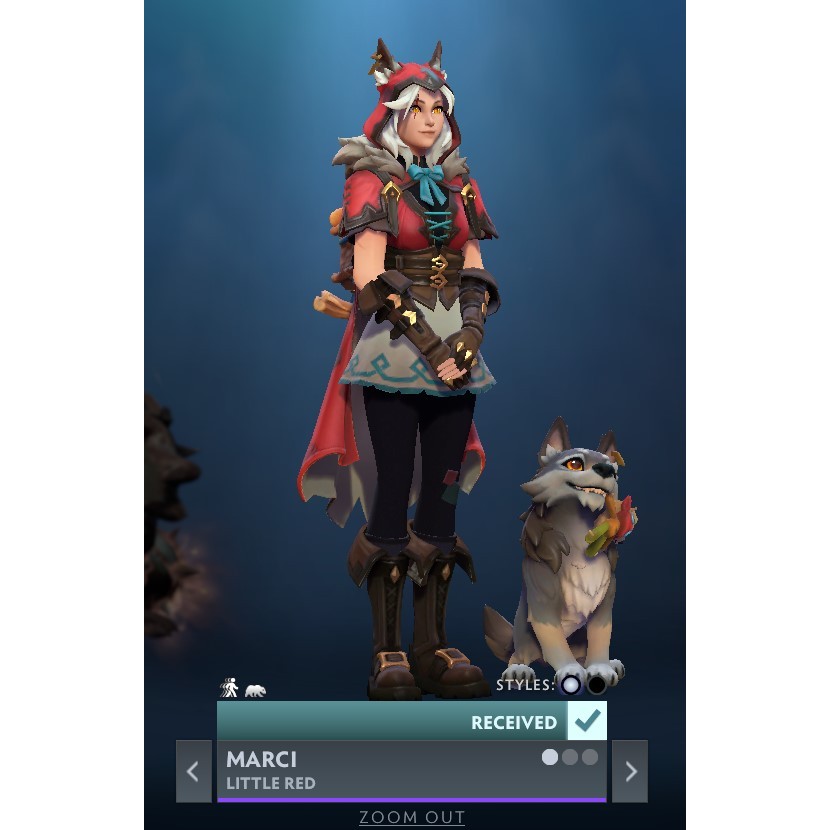Marci - Little Red - Dota 2 - Winter 2024 Heroes' Hoard (Add 30 days ...