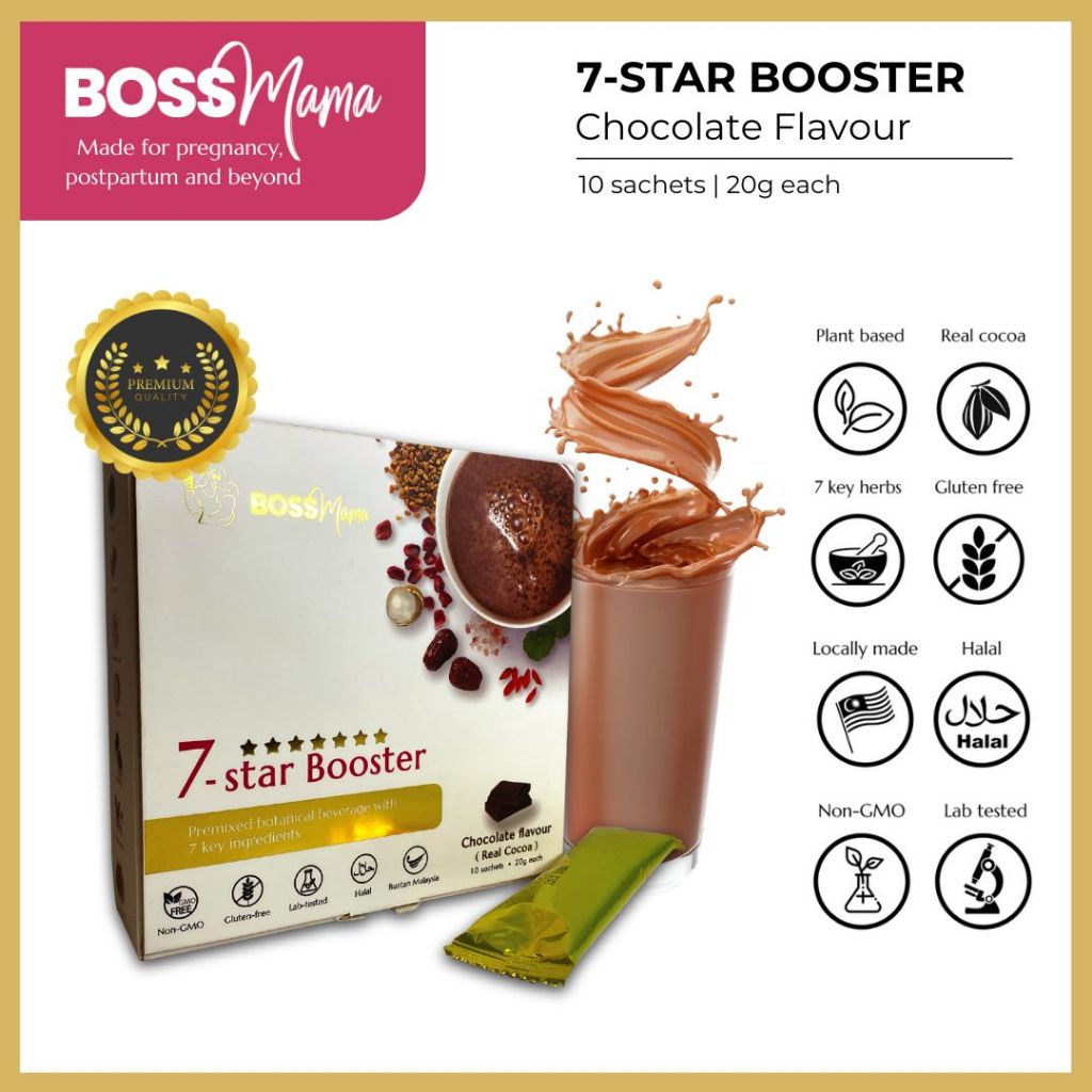 Boss Mama Milk Booster Powder Sachet Creamy Texture Organic Drink No ...