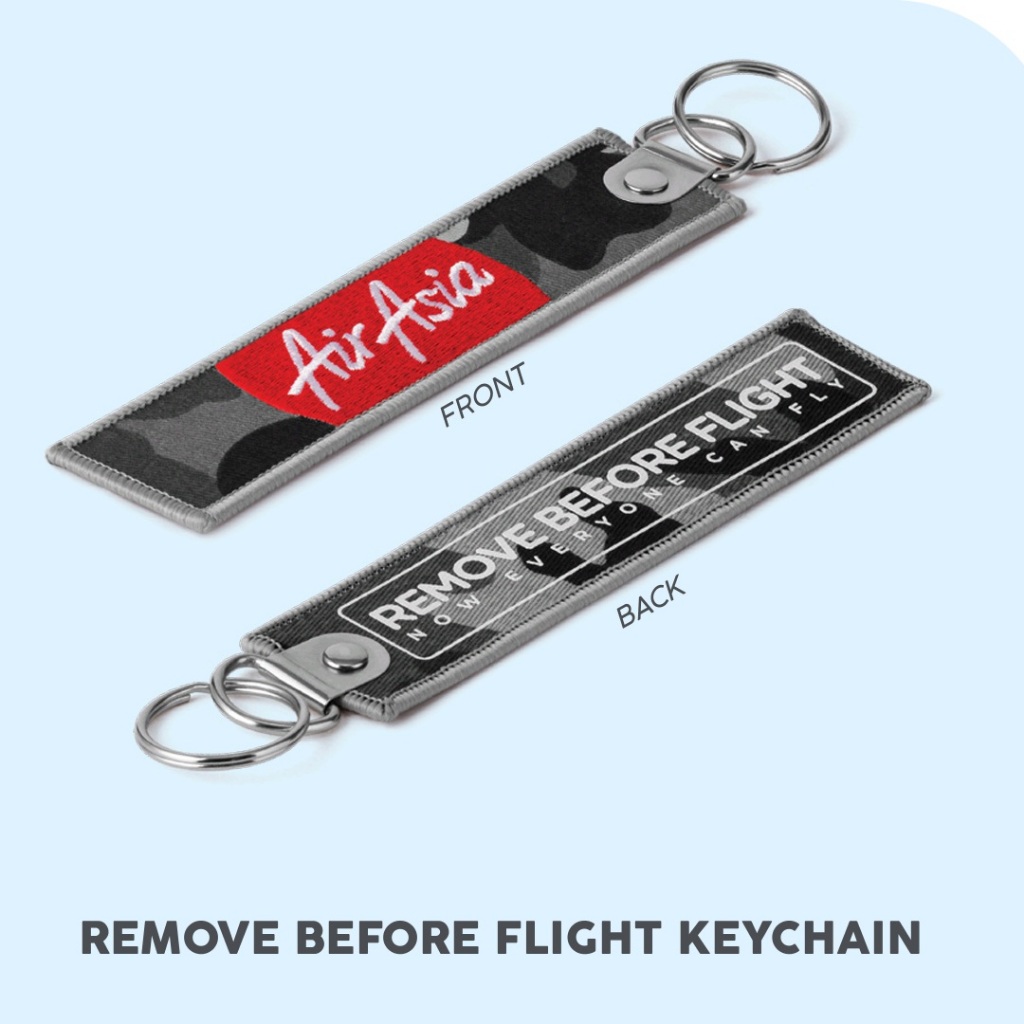 AirAsia "Remove Before Flight" Keychain (Camo) | Shopee Malaysia