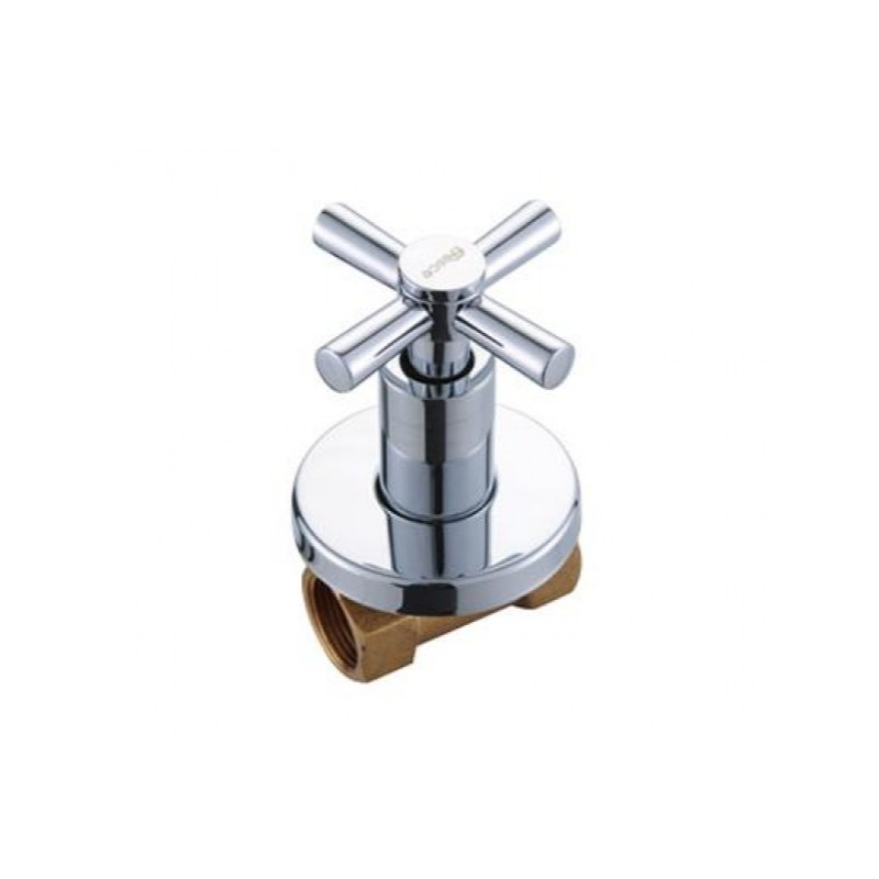 BLITON Premium Cross Handle Quarter Turn Stopcock Stop Cock Shower ...