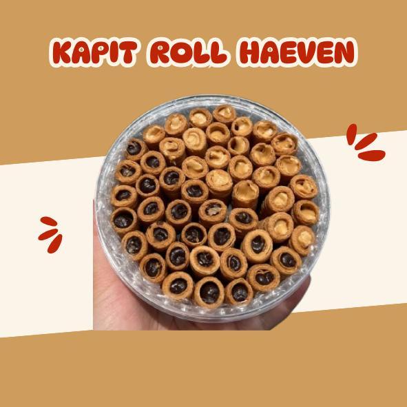 Kapit Rolls Heaven TWIN (CHOCOLATE+PEANUT) Snack Coklat Cookies Manis ...