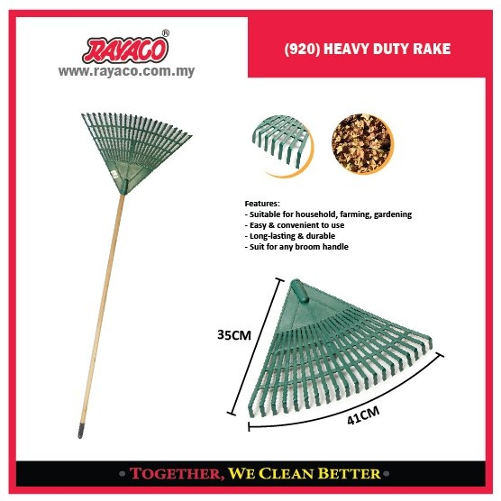 Rayaco 920 Heavy Duty Rake Head Only / Cakar Pencakar 1's | Shopee Malaysia