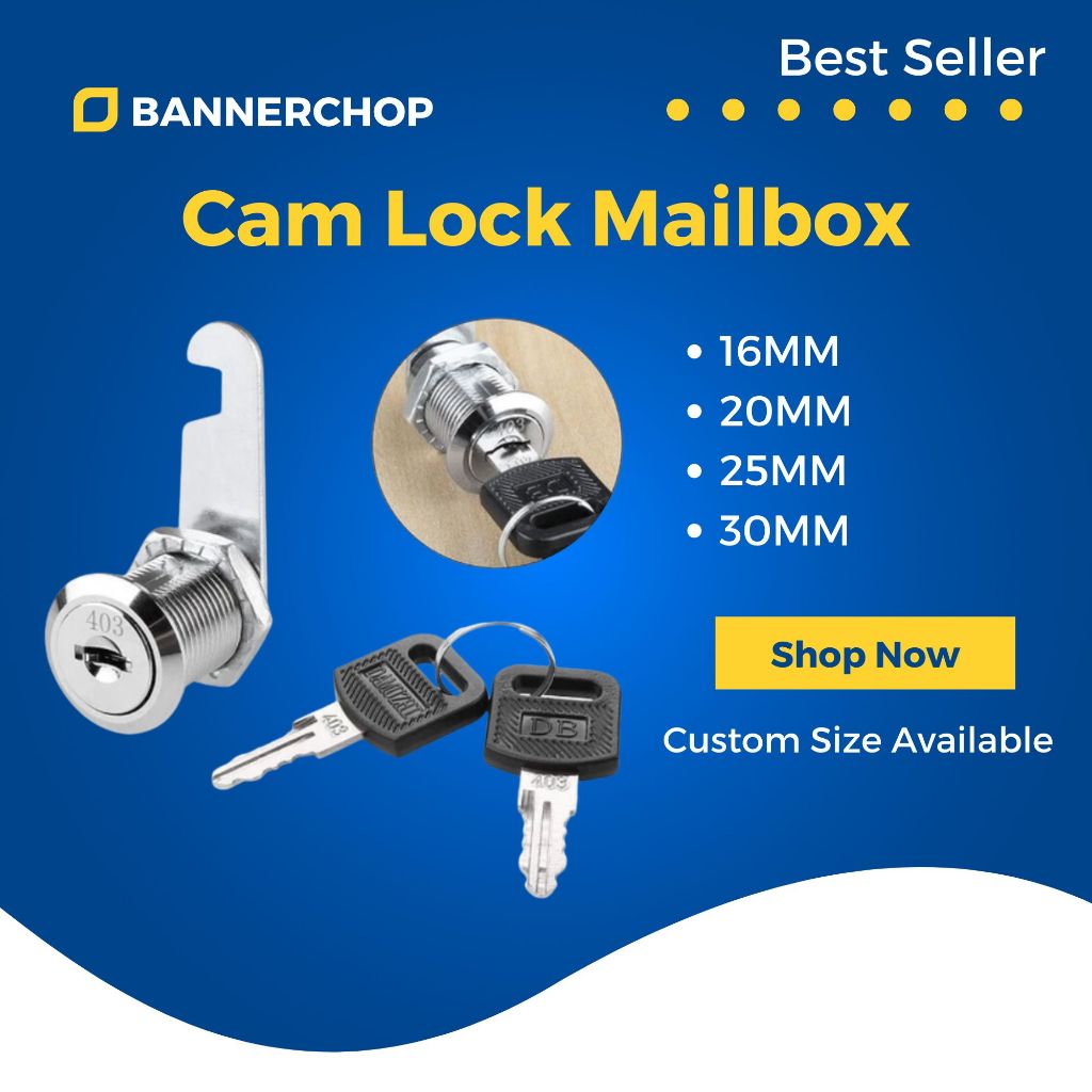 Cam Lock Mailbox Drawer Cabinet Cupboard Locker 16mm 20mm 25mm 30mm ...