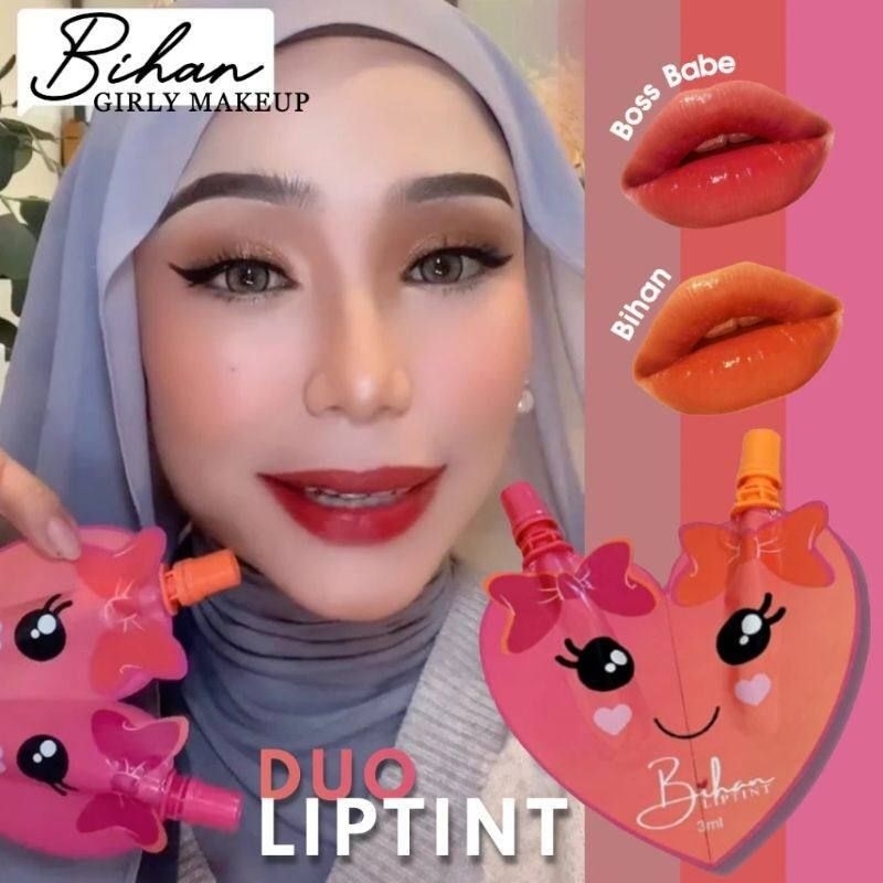 💥𝑶𝑹𝑰𝑮𝑰𝑵𝑨𝑳🔥 DUO LIPTINT BIHAN💄WARNA TAHAN LAMA DAN TAK HITAMKAN BIBIR ...