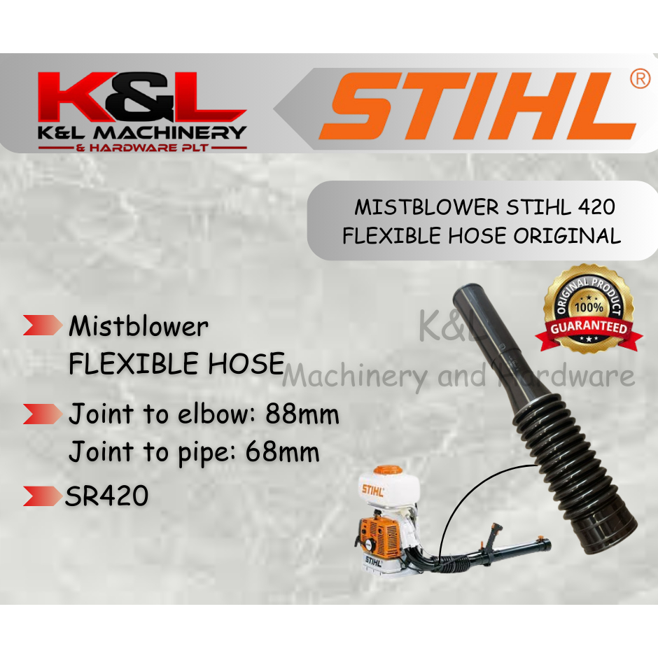 Heavy Duty SR420 Mistblower Pleated Hose Flexible Hose Mesin Pam Racun ...