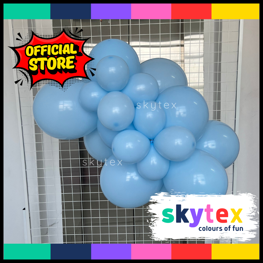 SKYTEX - Standard MACAROON BLUE Color Balloons (SKX) | Shopee Malaysia