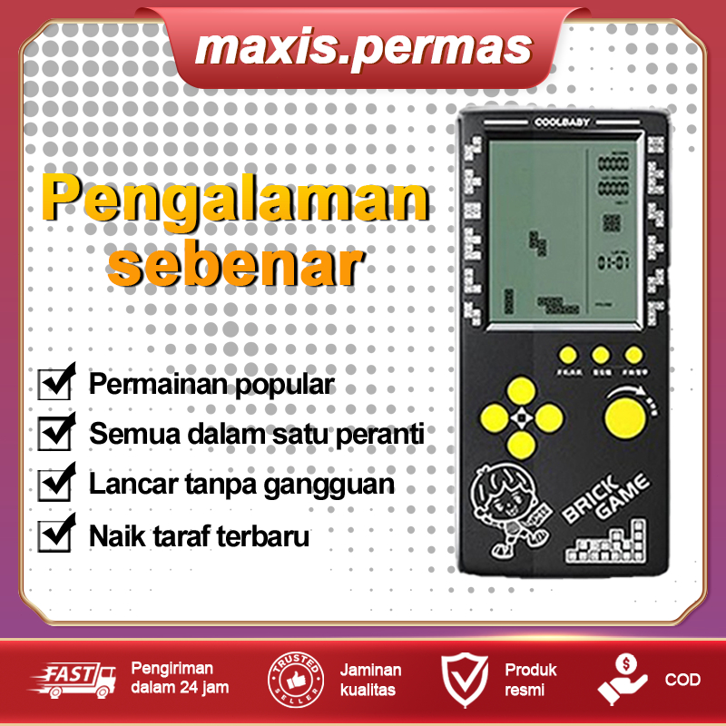 Permainan Tetris Kreatif Klasik Permainan Puzzle Elektronik LCD 9999 ...