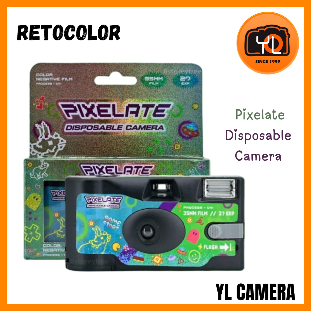 RetoColor Pixelate 400 35mm Disposable Camera 27EXP | Shopee Malaysia