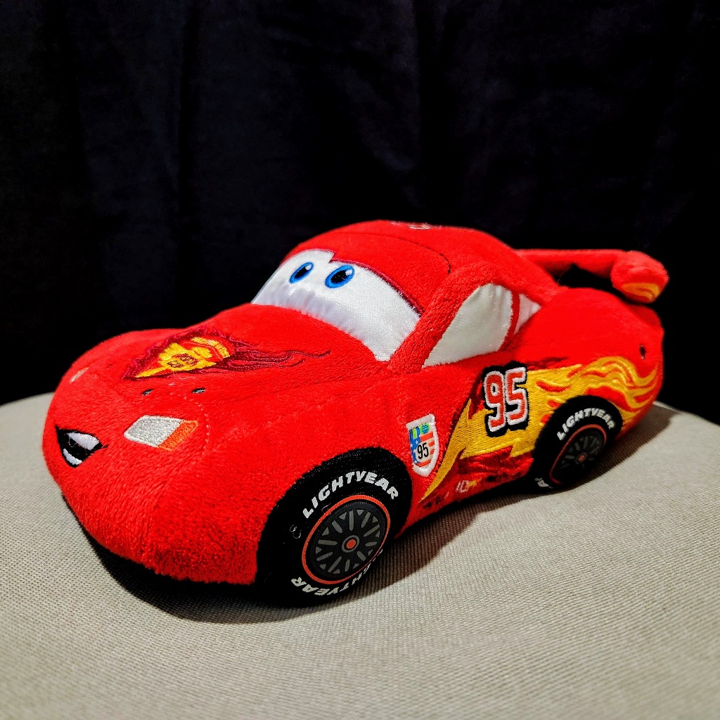 DISNEY PIXAR Cars Lightning McQueen Plush Toy | Shopee Malaysia