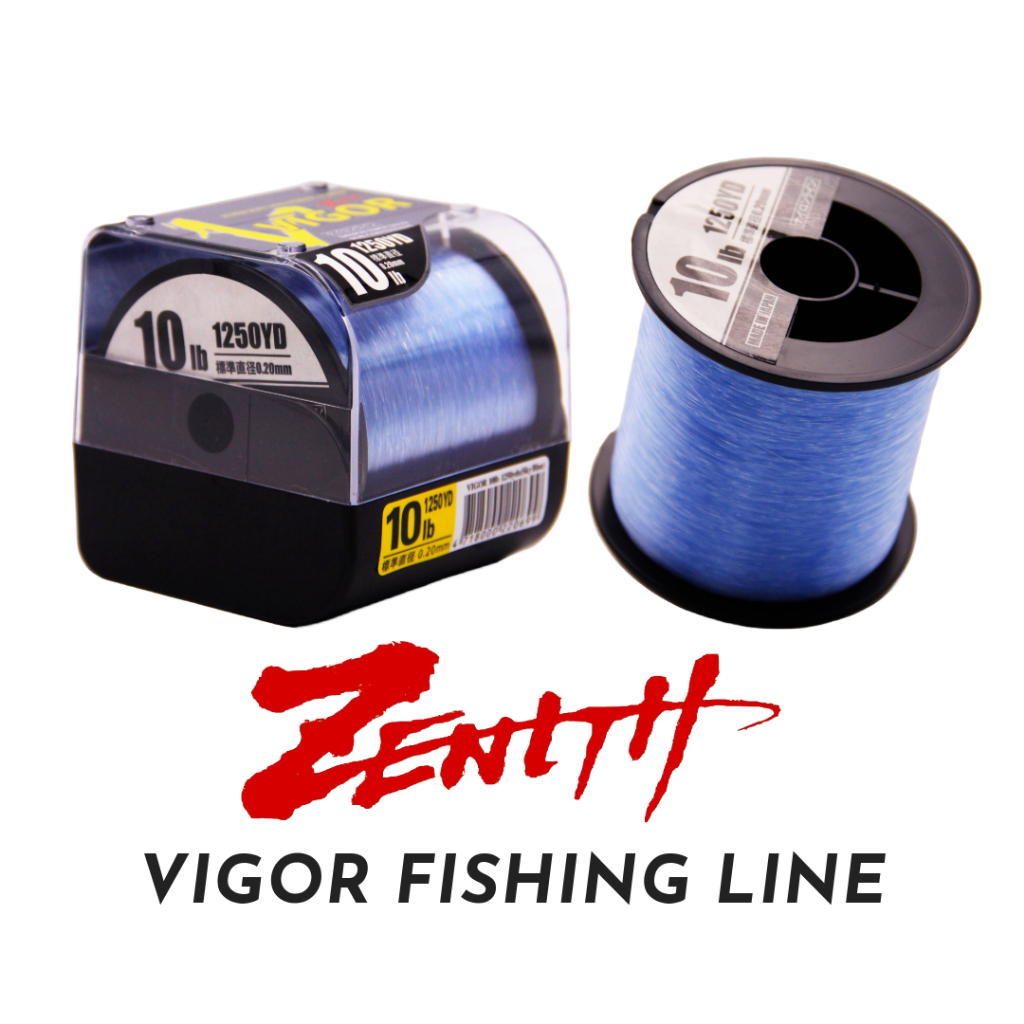 ZENITH VIGOR WATER BLUE Tali Pancing Ikan Premium Japan Mono Spool ...