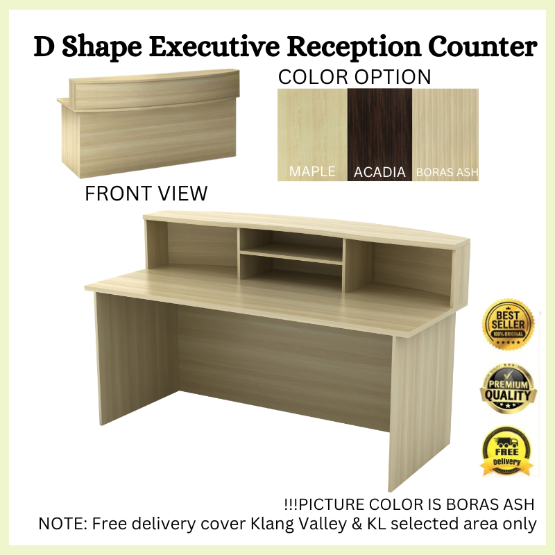 D Shape Table c/w Reception Counter | Office Table | Study Desk ...