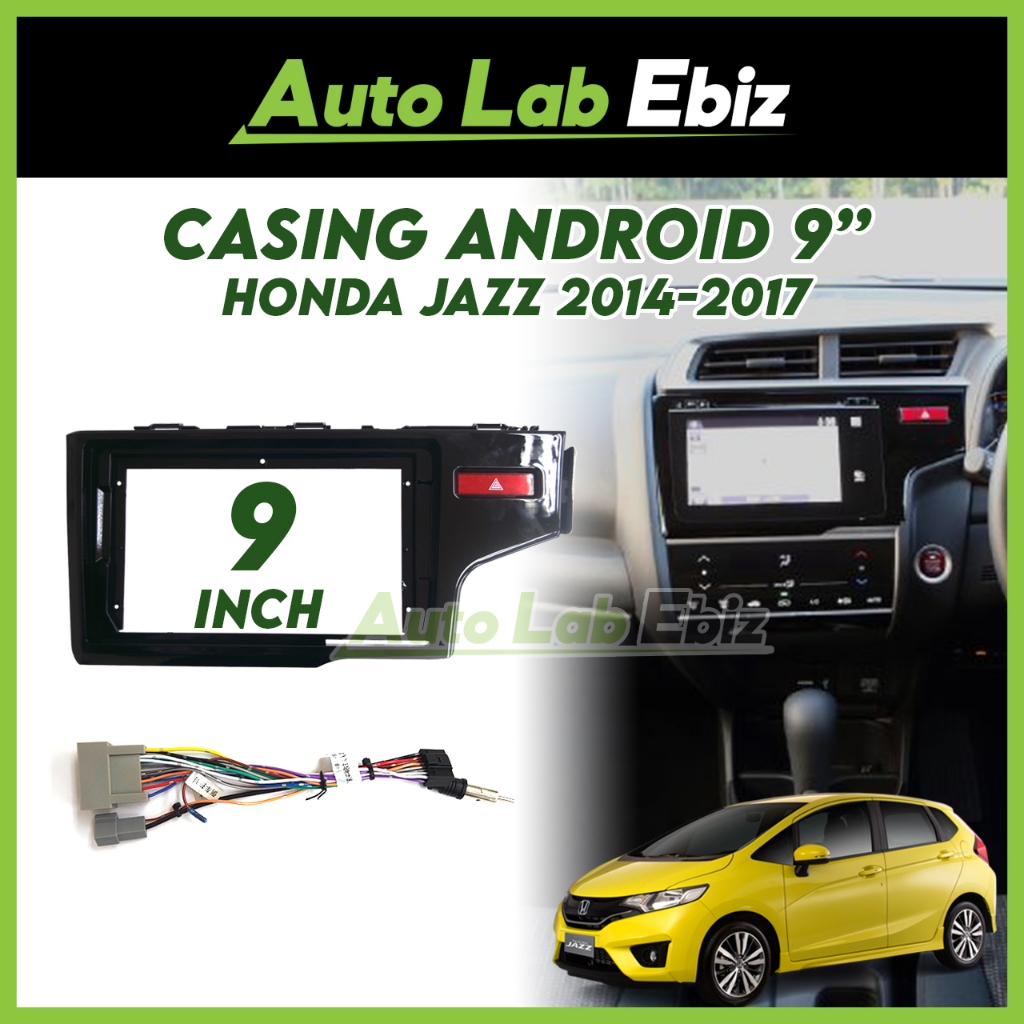 HONDA JAZZ 2014-2021 Android Player Casing 9" inch with Socket Power ...