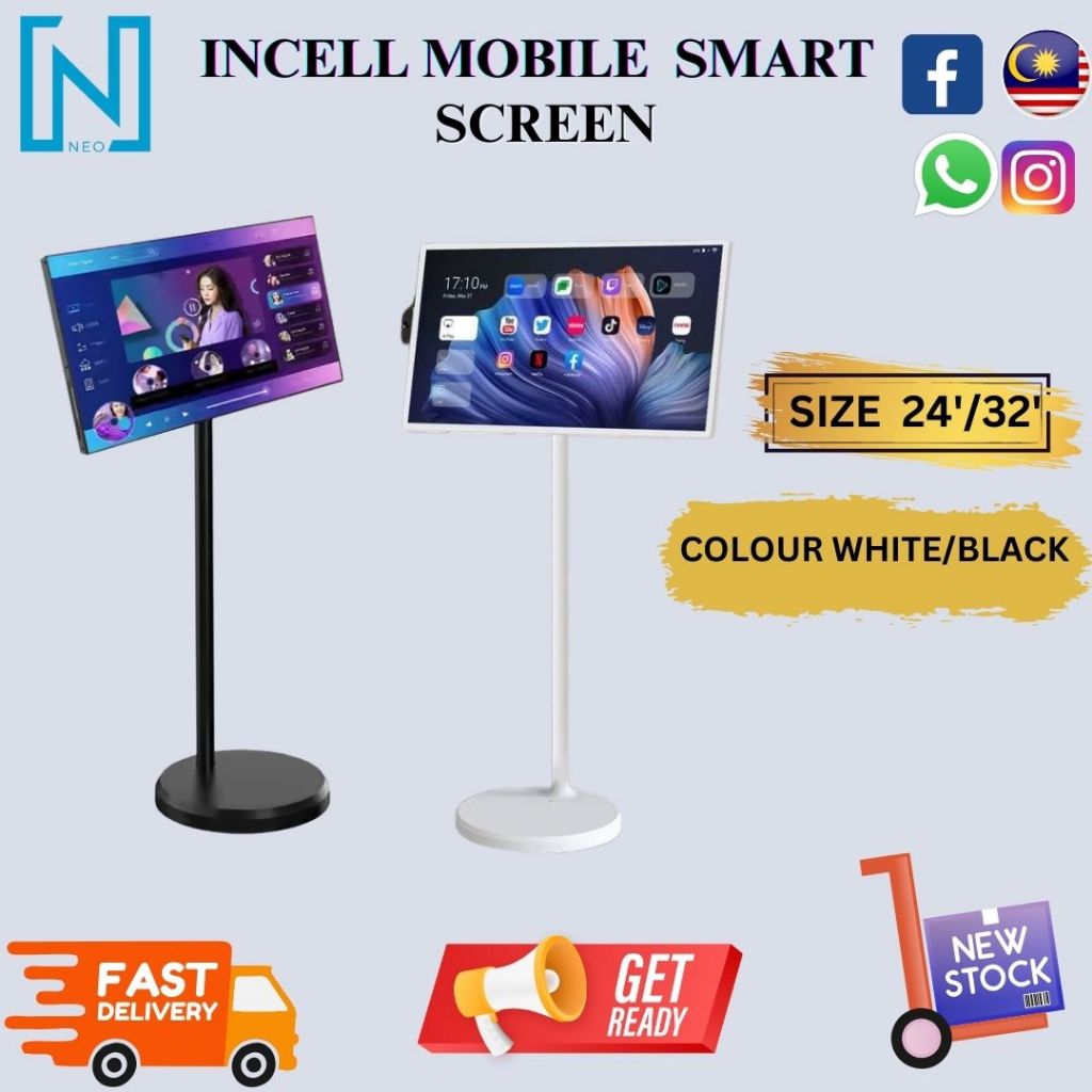 INCELL _Portable Smartboard with FHD IPS Display TV With Touch Panel ...