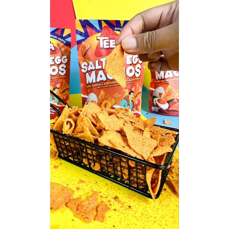 Snack Teega Salted Egg Machos Premium - Food | Shopee Malaysia