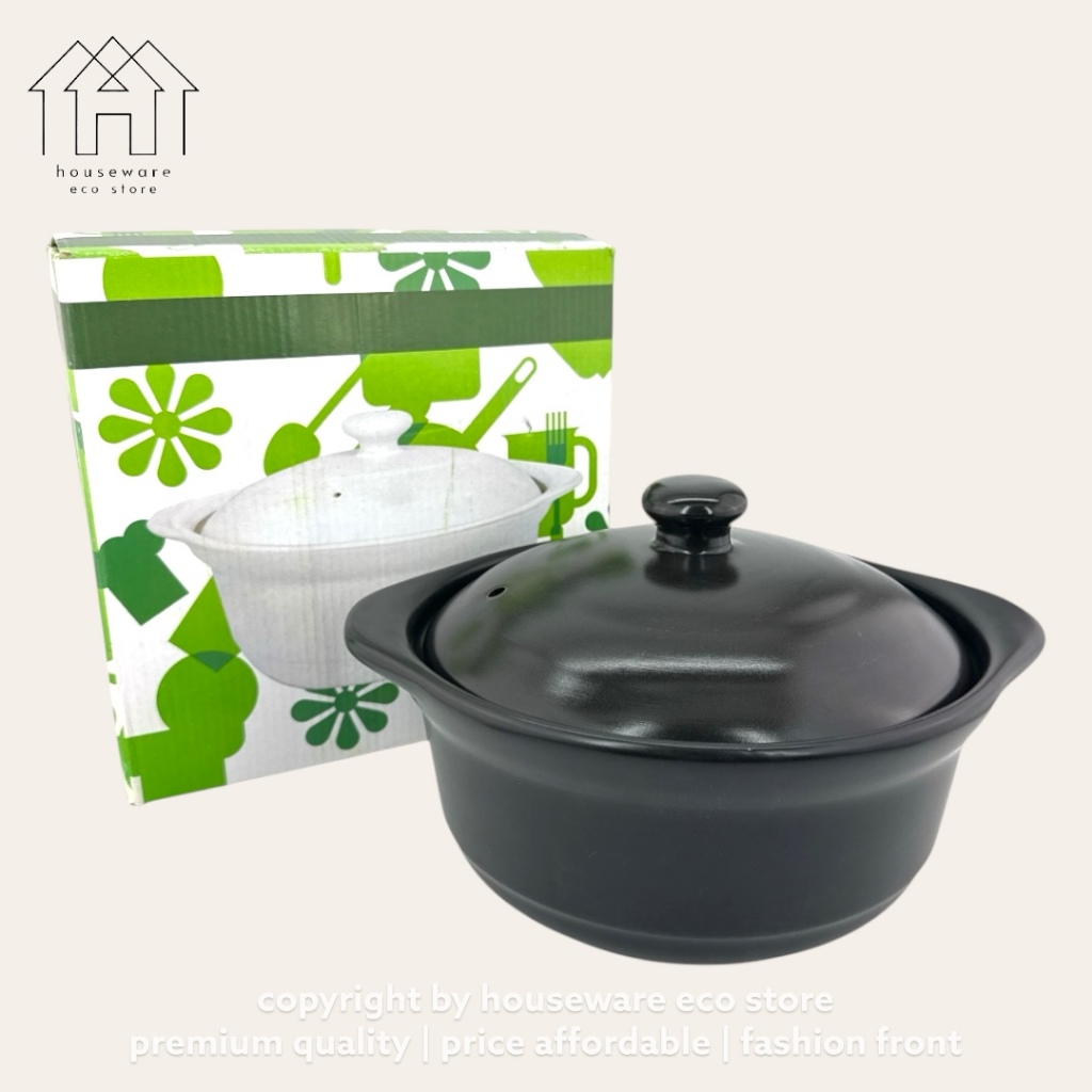 2.4L Ceramic Clay Pot Casserole Pot Ceramic Cooking Pot / Periuk Tahan ...